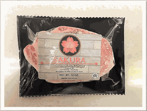 Sakura Pork Chop 12oz – Gourmet Foods BVI