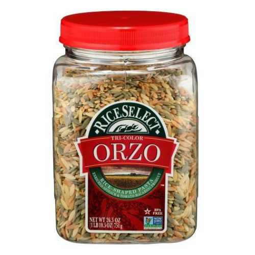Rice Select Orzo Tri Colour 26.5oz – Gourmet Foods BVI