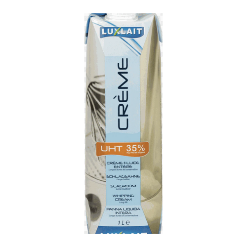 Luxlait 35% Heavy Whipping Cream 1L – Gourmet Foods BVI