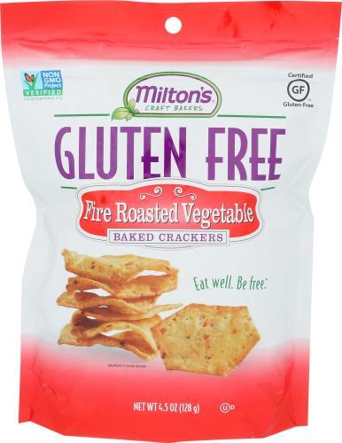 Milton's Fire Roasted Vegtable GF crackers 4.5oz – Gourmet Foods BVI